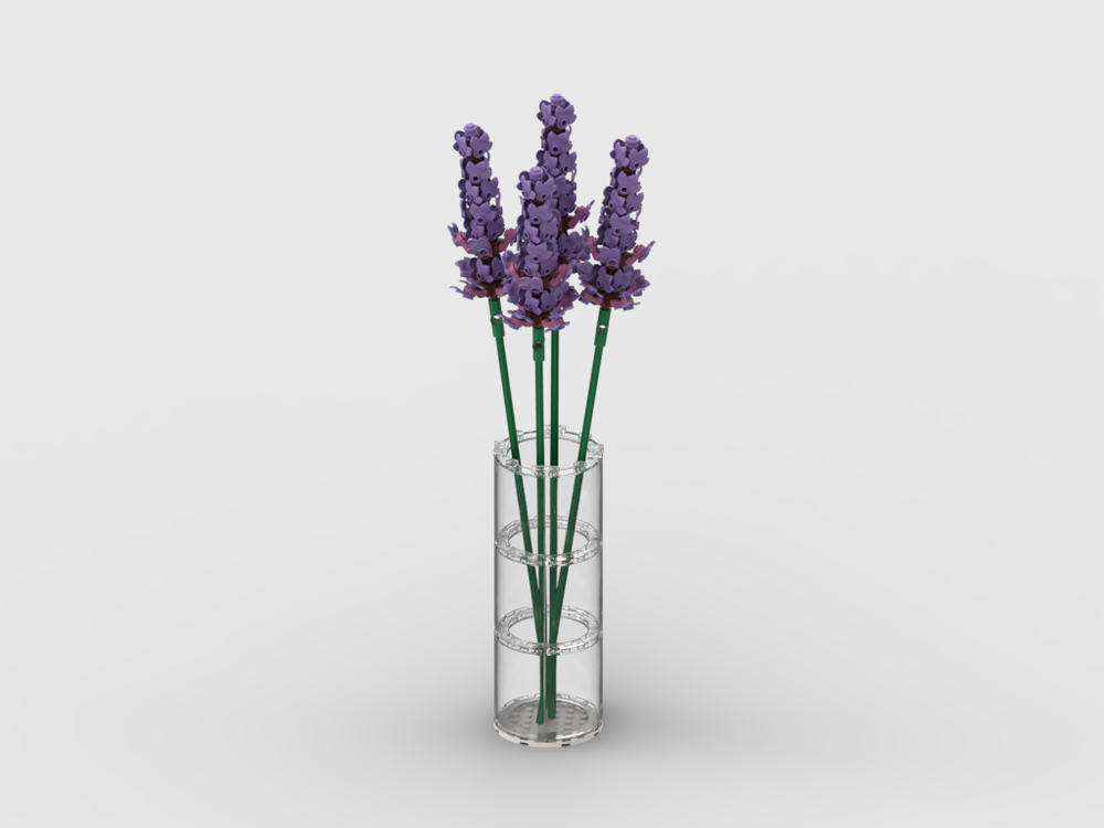 LEGO MOC Lavender Flower by gabizon | Rebrickable - Build with LEGO