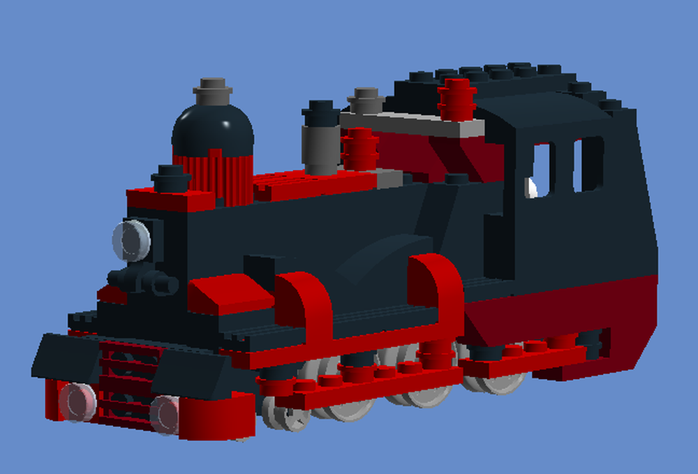 LEGO MOC Steam Locomotive by raStiii | Rebrickable - Build with LEGO