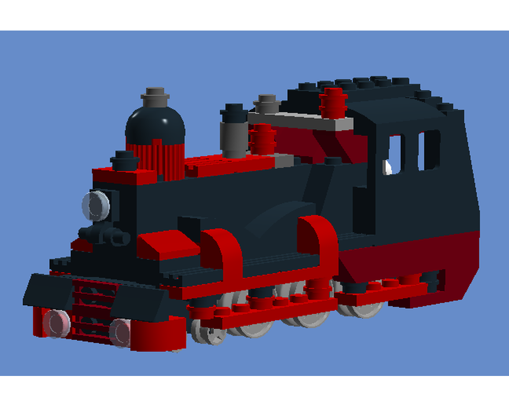 LEGO MOC Steam Locomotive by raStiii | Rebrickable - Build with LEGO