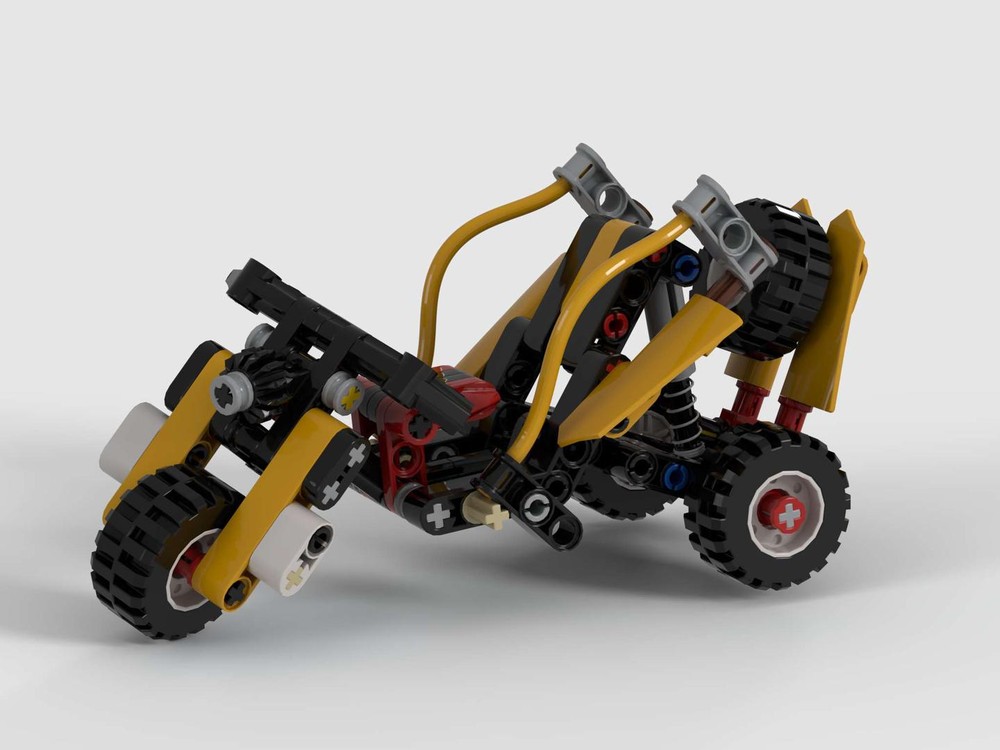 LEGO MOC 42101 Trike Cruiser by Shwastack | Rebrickable - Build with LEGO