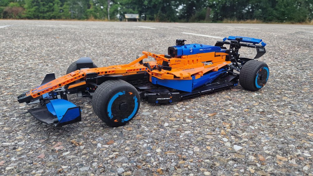 LEGO MOC Remote controlled McLaren F1 car (RC motorized) with raised ...
