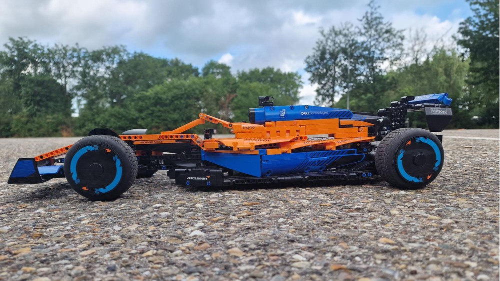 LEGO MOC Remote controlled McLaren F1 car (RC motorized) with raised ...