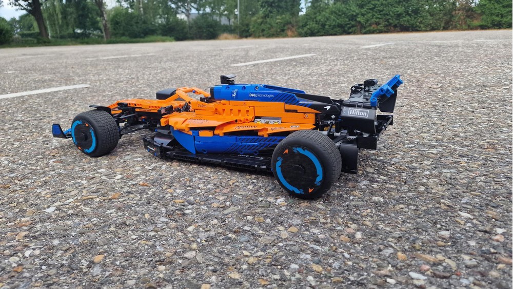 LEGO MOC Remote controlled McLaren F1 car (RC motorized) with raised ...