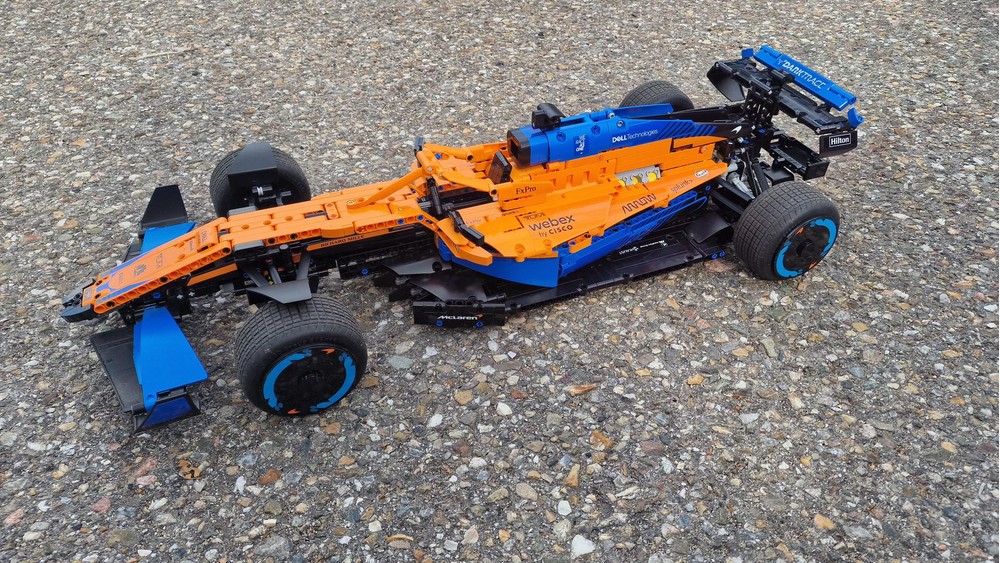 LEGO MOC Remote controlled McLaren F1 car (RC motorized) with raised ...