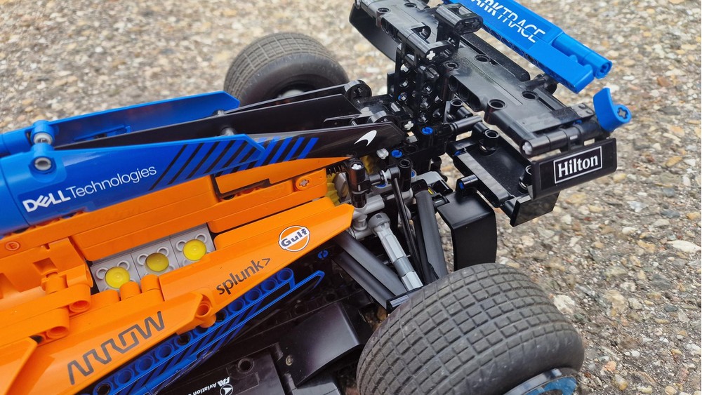 LEGO MOC Remote controlled McLaren F1 car (RC motorized) with raised ...