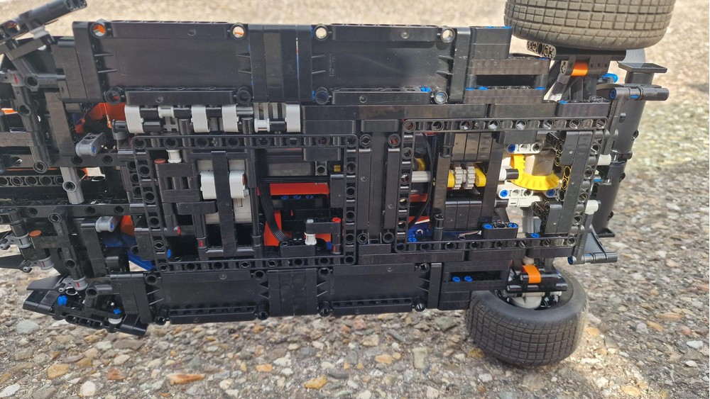 LEGO MOC Remote controlled McLaren F1 car (RC motorized) with raised ...