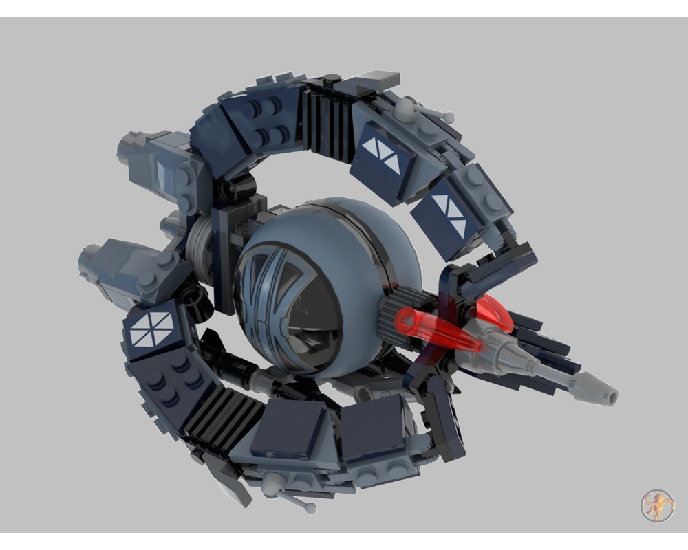 LEGO MOC Droid Tri-fighter by KennoMonkey | Rebrickable - Build with LEGO