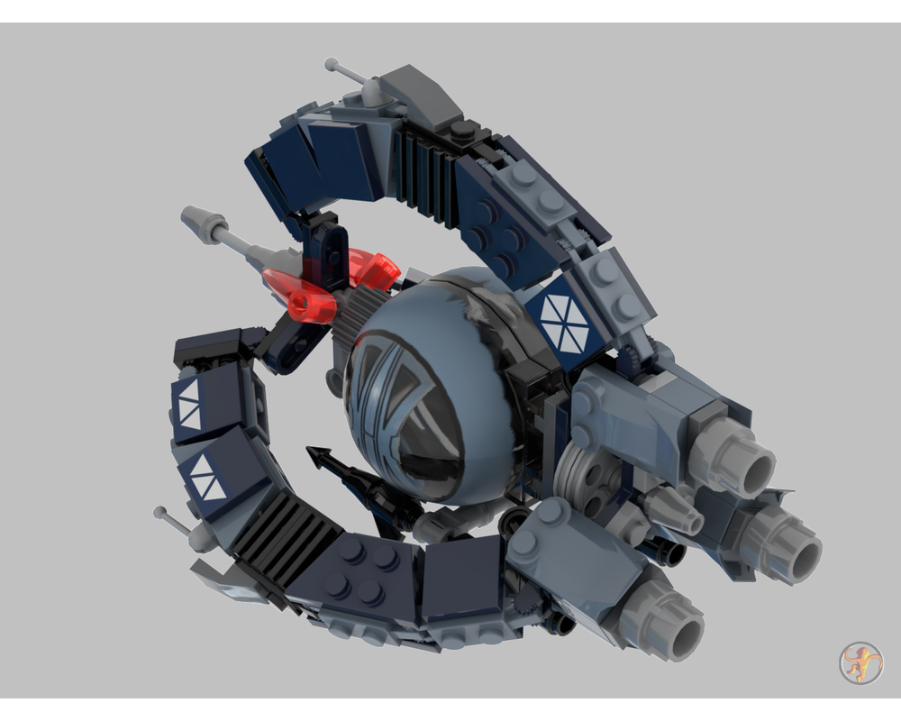 LEGO MOC Droid Tri-fighter by KennoMonkey | Rebrickable - Build with LEGO