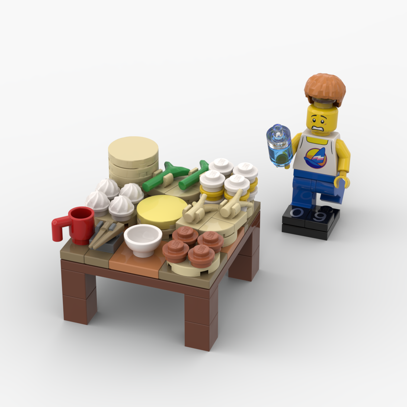 LEGO MOC Dimsum Table by Annattq | Rebrickable - Build with LEGO