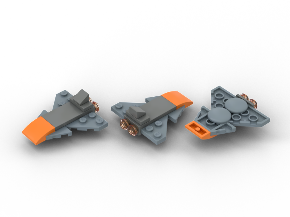 LEGO MOC Mini Spaceship 03 by graeymaelkyn | Rebrickable - Build with LEGO
