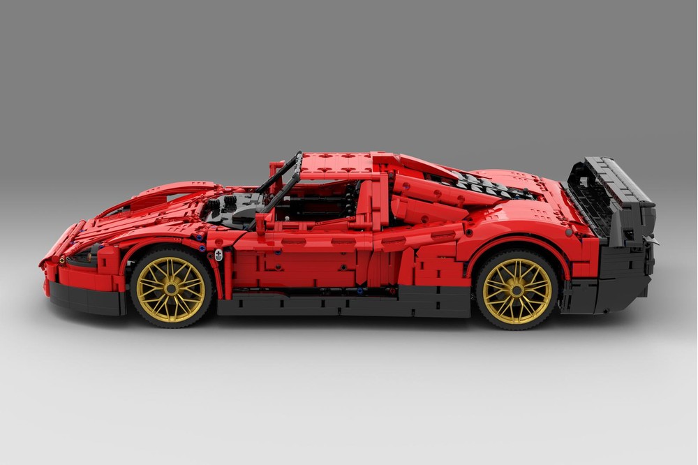 LEGO MOC Maserati MC12 (1:8) Red by Artemy Zotov | Rebrickable - Build ...