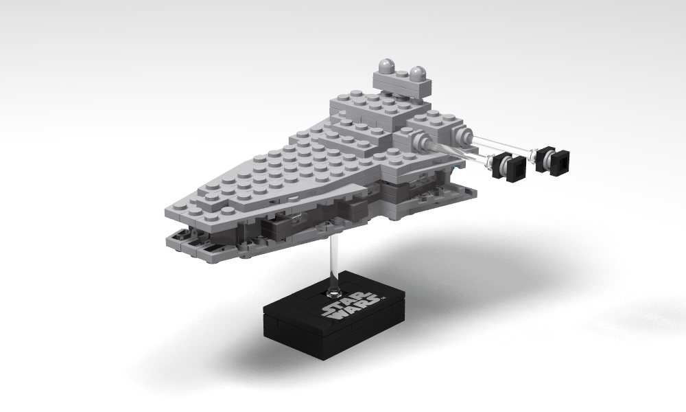 Lego Moc Imperial Navy Isd Mini With Nano Ties By Tiggerljc