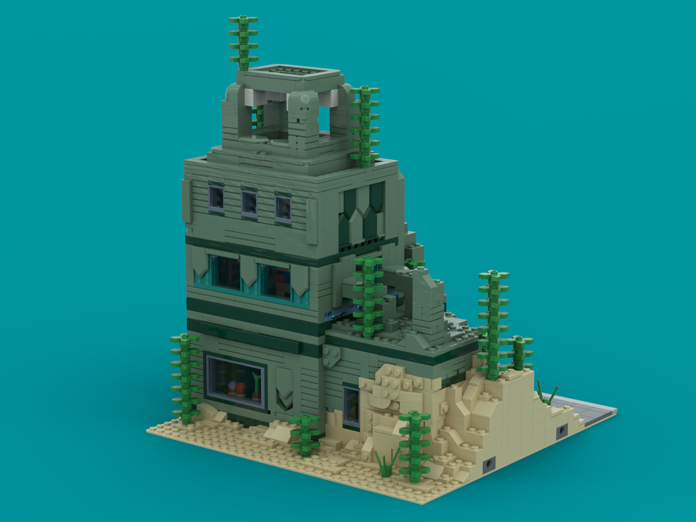 Lego Moc Ocean Monument Modular Building By Penguins And Plastic
