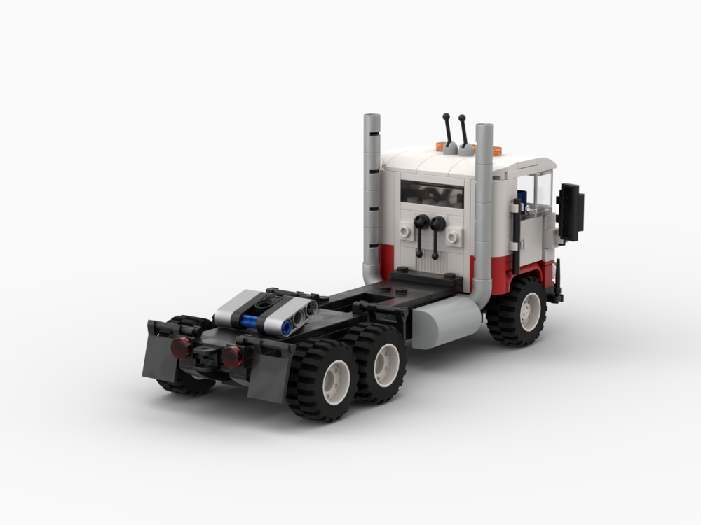 Lego Moc Cabover Ii Semi By Owstin Rebrickable Build With Lego