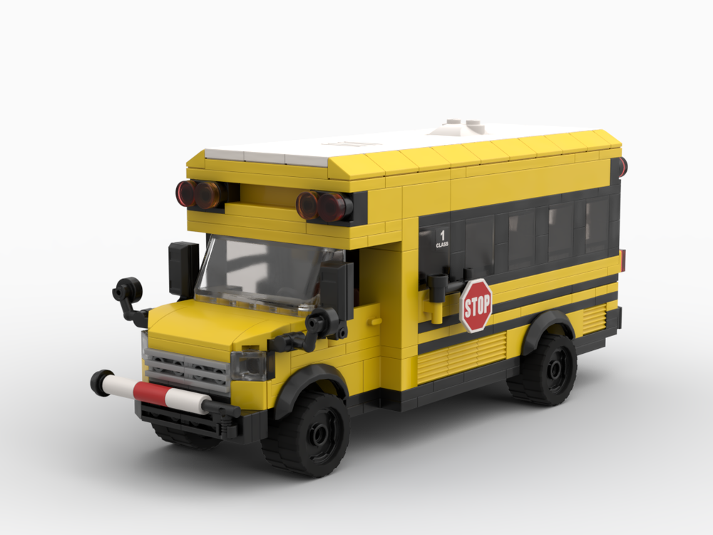 LEGO MOC School Bus by owstin | Rebrickable - Build with LEGO
