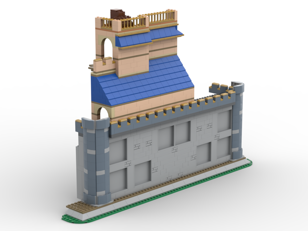 LEGO MOC Set 43222 Castle Enclosure (Light Grey) by Brick Artisan ...