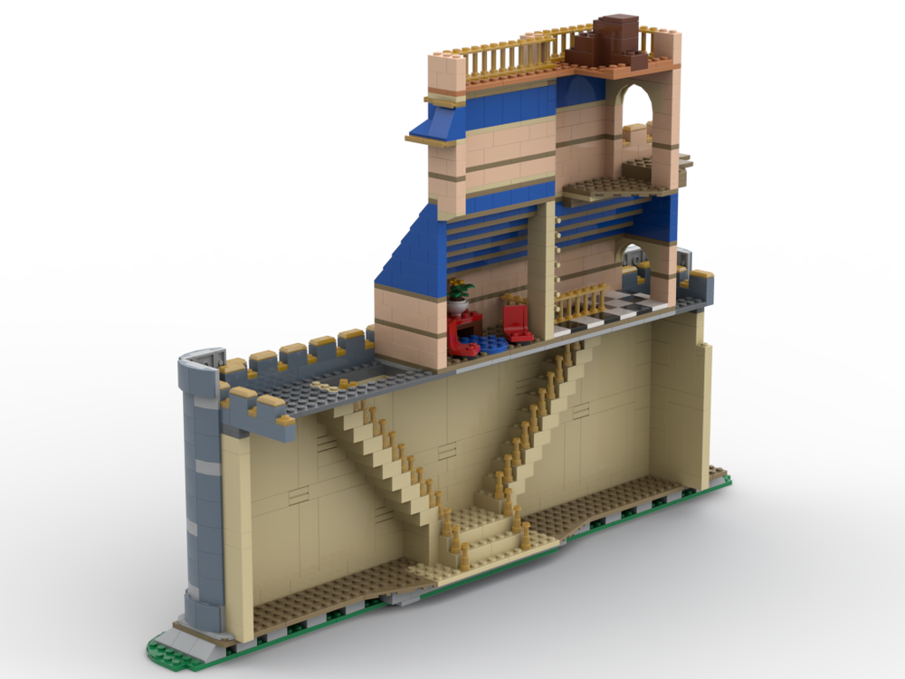 LEGO MOC Set 43222 Castle Enclosure (Tan) by Brick Artisan ...