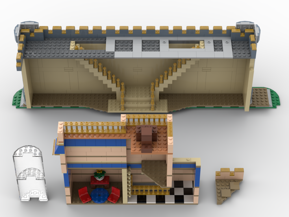LEGO MOC Set 43222 Castle Enclosure (Tan) by Brick Artisan ...