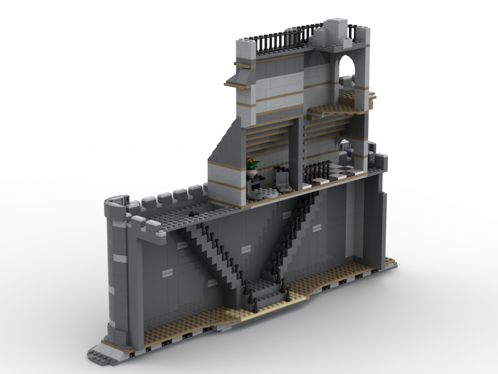 LEGO MOC Set 43222 Castle Enclosure (Dark Grey) by Brick Artisan ...