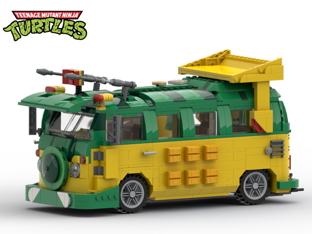 LEGO MOC TMNT - Party Wagon by EdgarGuacs | Rebrickable - Build with LEGO