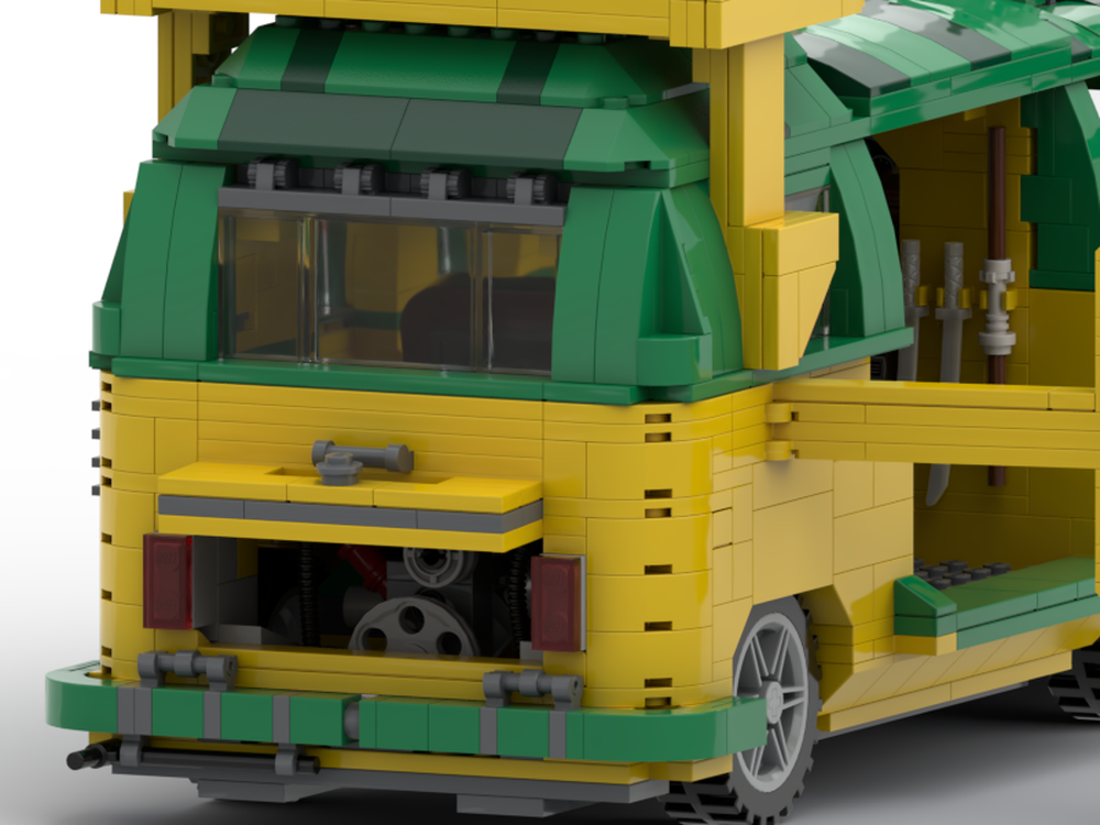LEGO MOC TMNT - Party Wagon by EdgarGuacs | Rebrickable - Build with LEGO