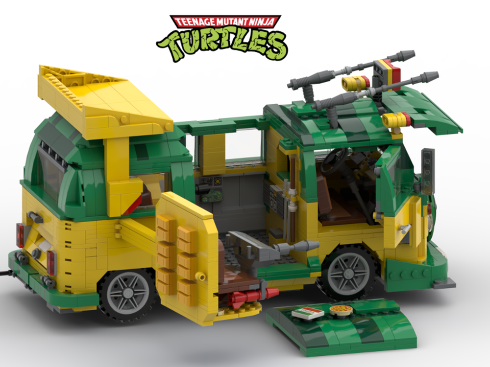 LEGO MOC TMNT - Party Wagon by EdgarGuacs | Rebrickable - Build with LEGO
