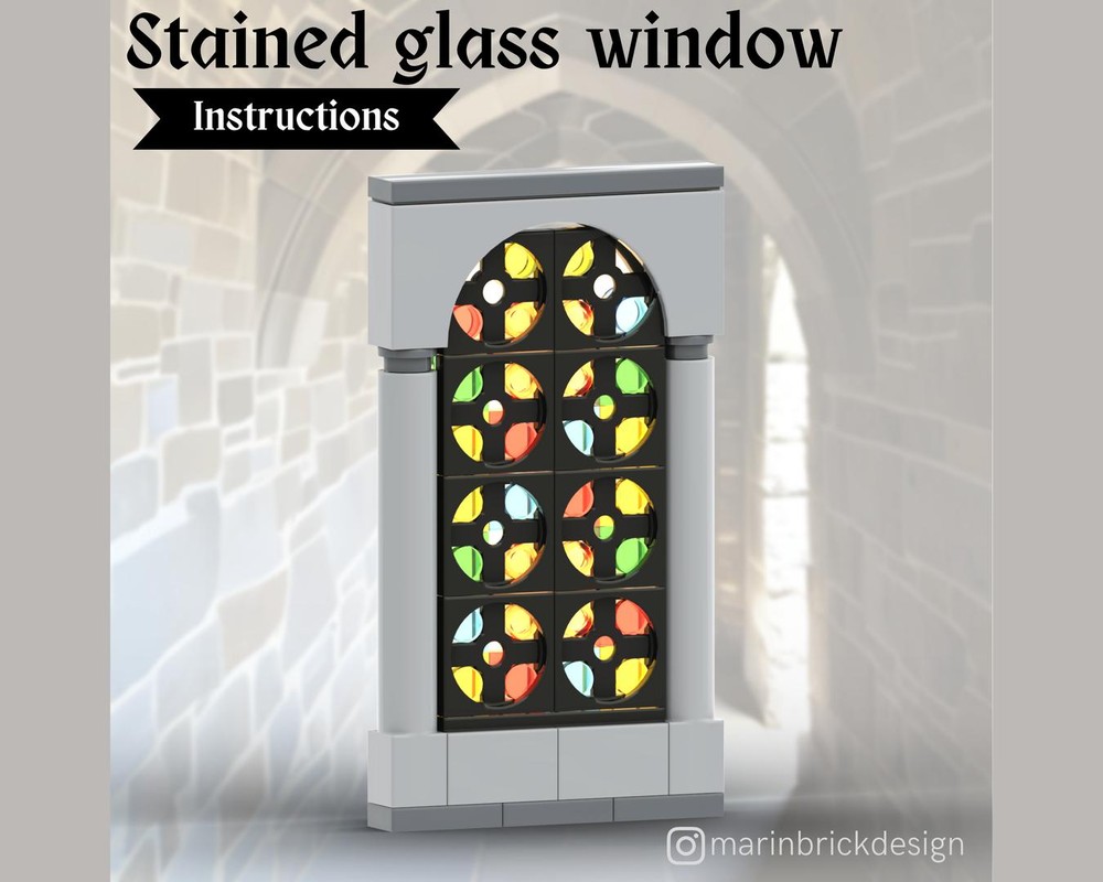 LEGO MOC Stained Glass Window - Lego Moc by marinbrickdesign ...