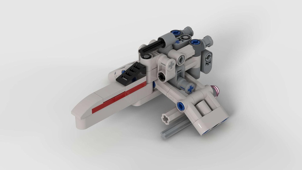 LEGO MOC TECHNIC E wing starfighter by pins_n_liftarms | Rebrickable ...