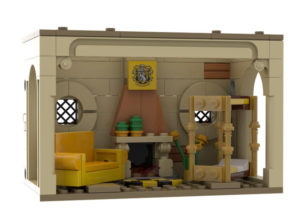 LEGO MOC Huffle-puff Common Room - Hogwart's Modular by james.sparham ...