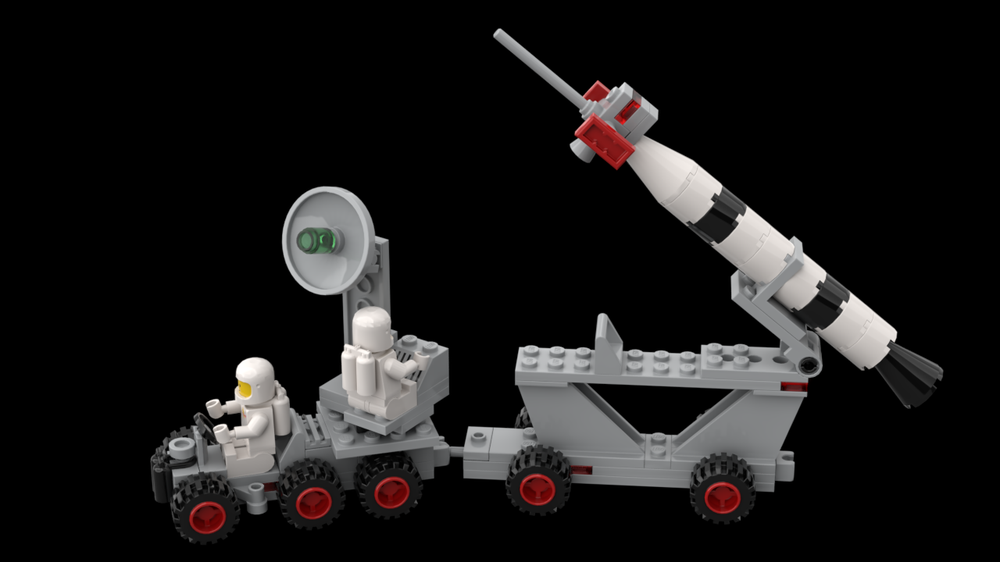 LEGO MOC Classic Space Reimagined: Mobile Rocket Launcher 897 by watson ...