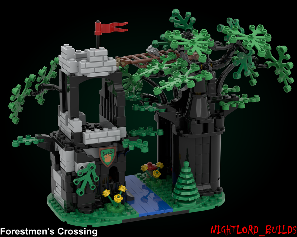 Lego Moc Forest Hideout Retro Pack 2in2 By Nightlordbuilds
