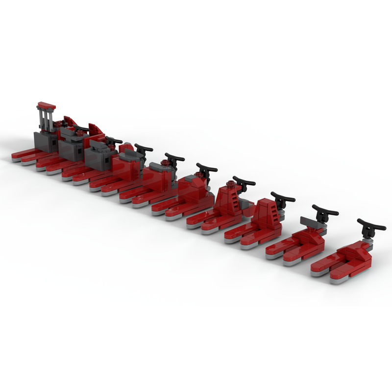 LEGO MOC Pallet Truck Set by HardytheDoggo | Rebrickable - Build with LEGO