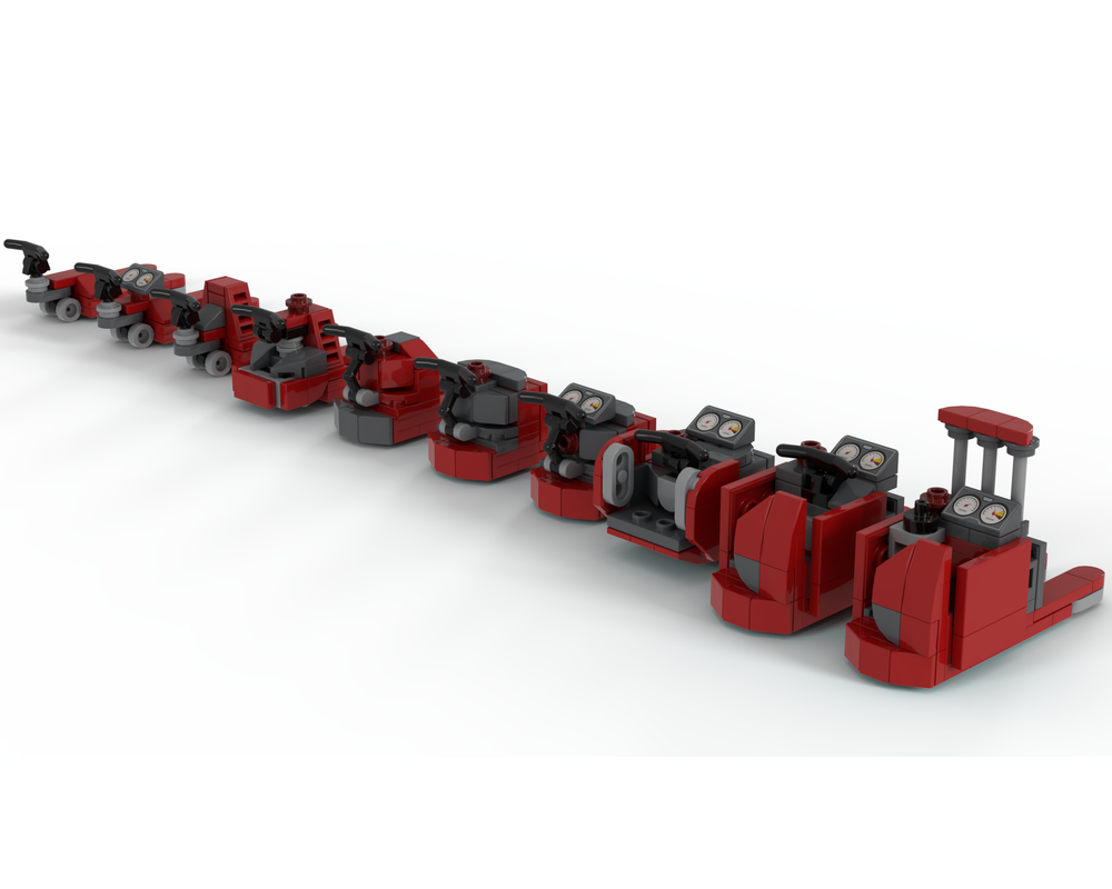 LEGO MOC Pallet Truck Set by HardytheDoggo | Rebrickable - Build with LEGO