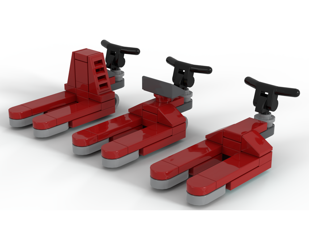 LEGO MOC Pallet Truck Set by HardytheDoggo | Rebrickable - Build with LEGO