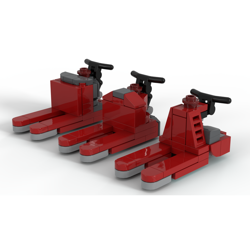 LEGO MOC Pallet Truck Set by HardytheDoggo | Rebrickable - Build with LEGO