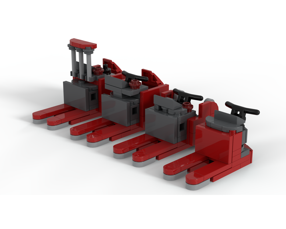 LEGO MOC Pallet Truck Set by HardytheDoggo | Rebrickable - Build with LEGO