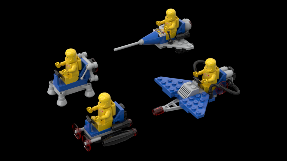 LEGO MOC Classic Space Reimagined: Collection 2 -Space Vehicles (6806 ...