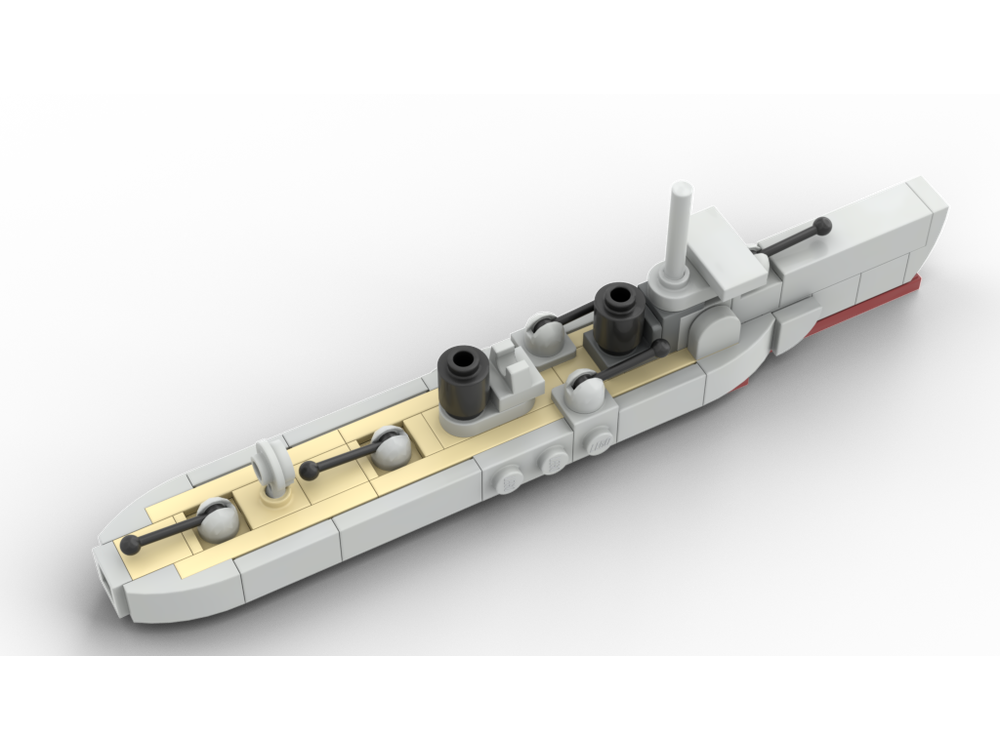 Lego Moc Hms Dreadnought 1906 By Thepriors Rebrickable Build