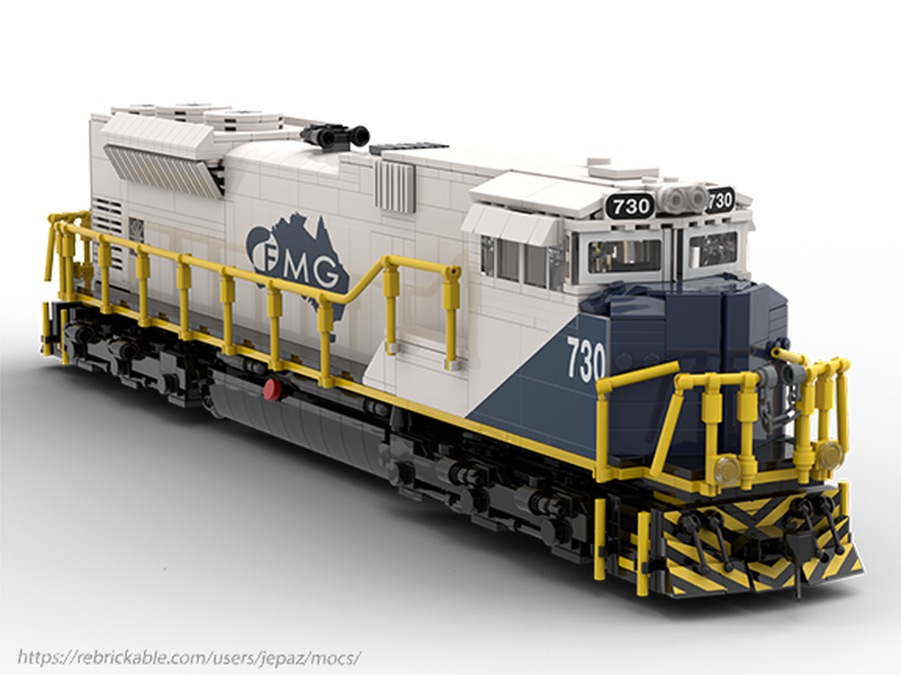 LEGO MOC Fortescue Metals Group FMG SD70ACE by jepaz | Rebrickable ...