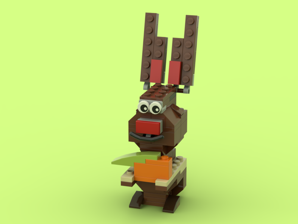 LEGO MOC 31019 - Rabbit by Feetje | Rebrickable - Build with LEGO
