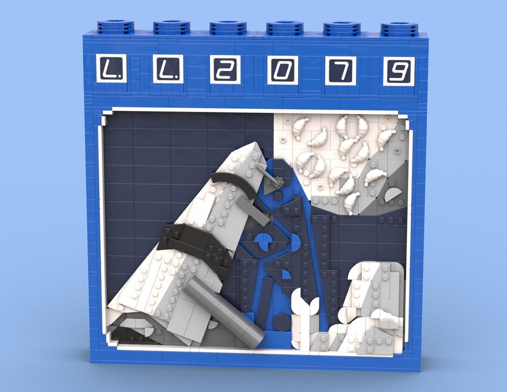 LEGO MOC Rocket Launch 6:1 by SylvainLS | Rebrickable - Build with LEGO