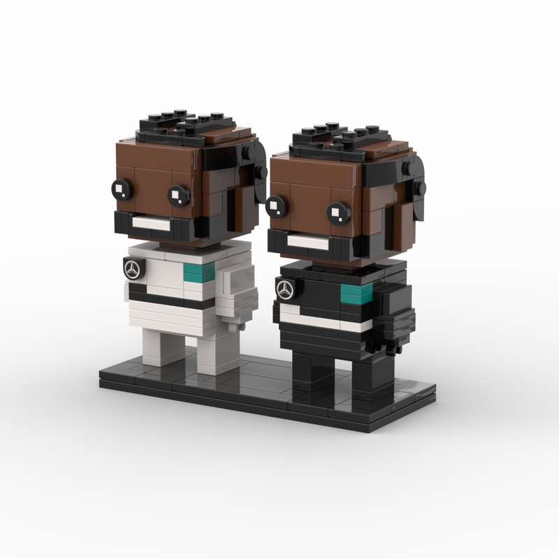 LEGO MOC Lewis Hamilton - Formula 1 by NWQZ | Rebrickable - Build with LEGO