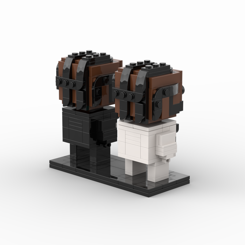 LEGO MOC Lewis Hamilton - Formula 1 by NWQZ | Rebrickable - Build with LEGO