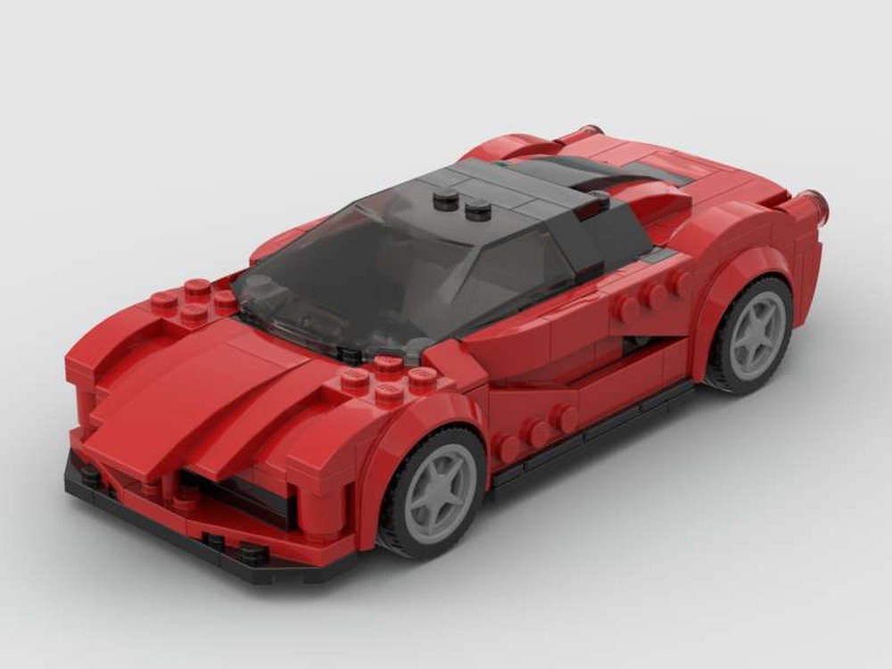 LEGO MOC Ferrari LaFerrari 8-Wide MOD by BrickBuilder73 | Rebrickable ...