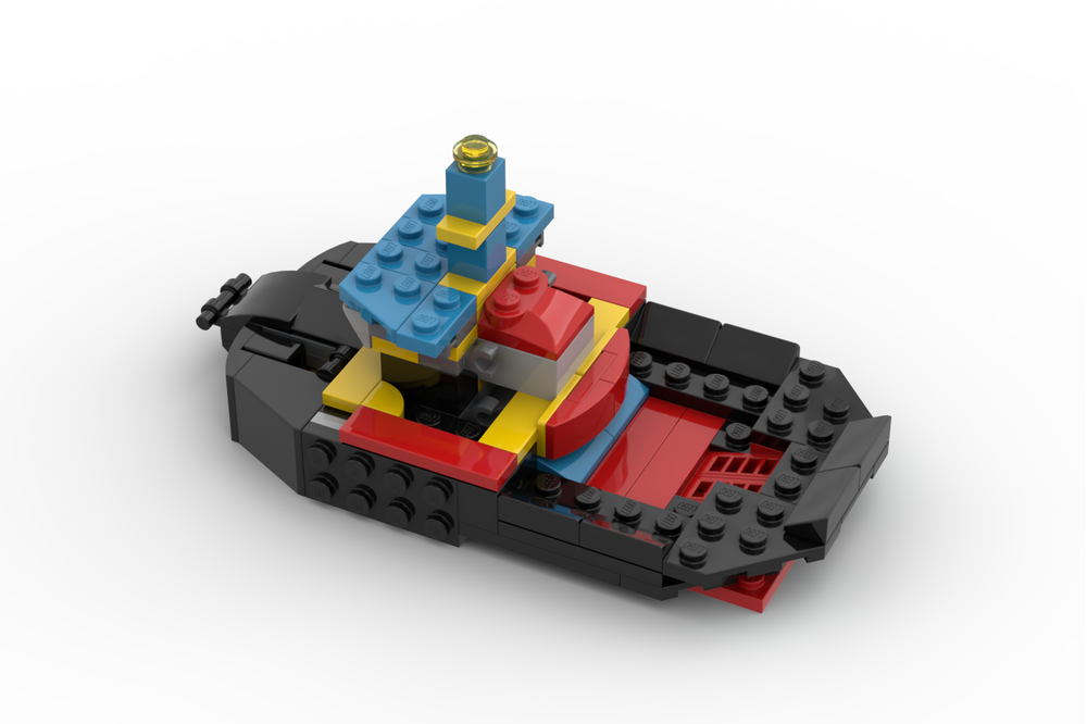 Lego Moc 31124 Tugboat By Jorah Rebrickable Build With Lego