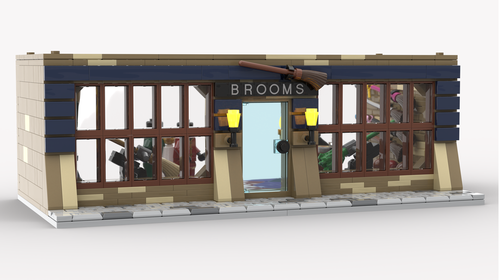 LEGO MOC Harry Potter Broom Shop by legoalfactotum | Rebrickable ...