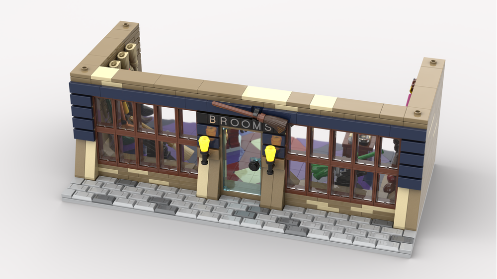 LEGO MOC Harry Potter Broom Shop by legoalfactotum | Rebrickable ...