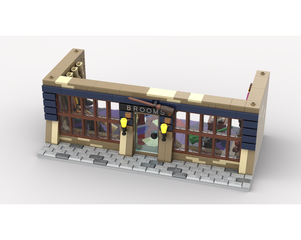 LEGO MOC Harry Potter Broom Shop by legoalfactotum | Rebrickable ...