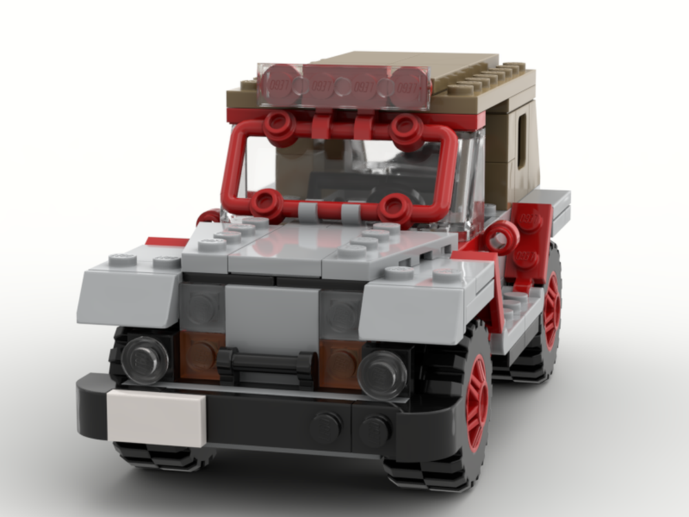 LEGO MOC Jurassic Park Jeep by legochuck | Rebrickable - Build with LEGO