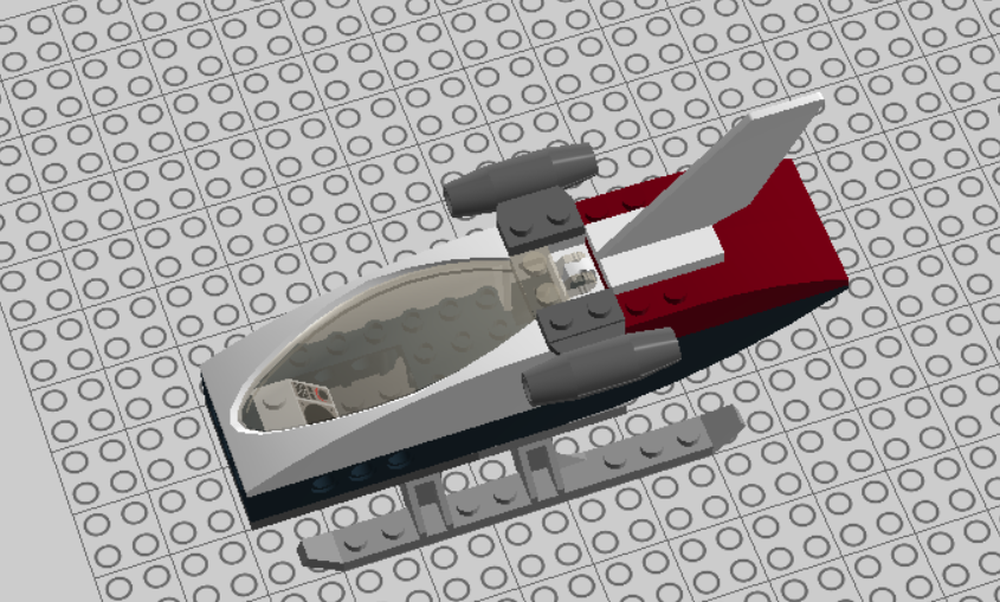 LEGO MOC ski swoop speeder by jonasLEGO | Rebrickable - Build with LEGO